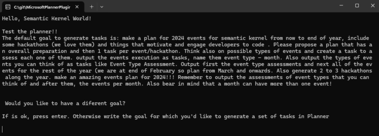 Making Plans with Semantic Kernel: Implementing the Microsoft Graph ... Making Plans with Semantic Kernel: Implementing the Microsoft Graph ...