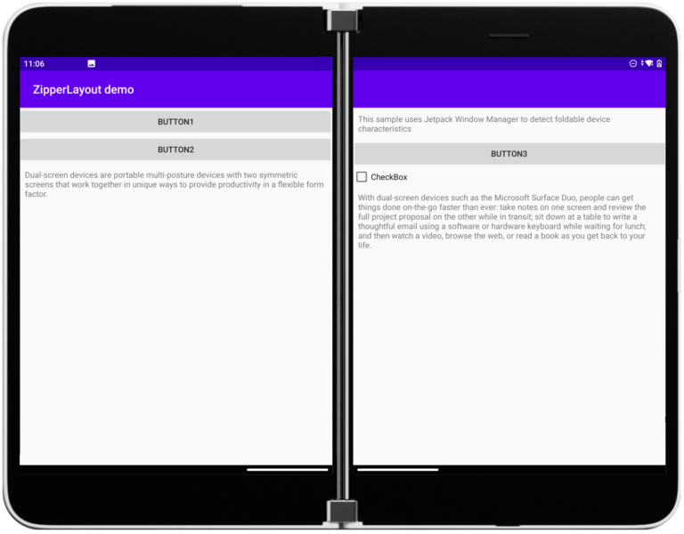 Build A Dual Screen Custom Layout With Jetpack Window Manager Surface
