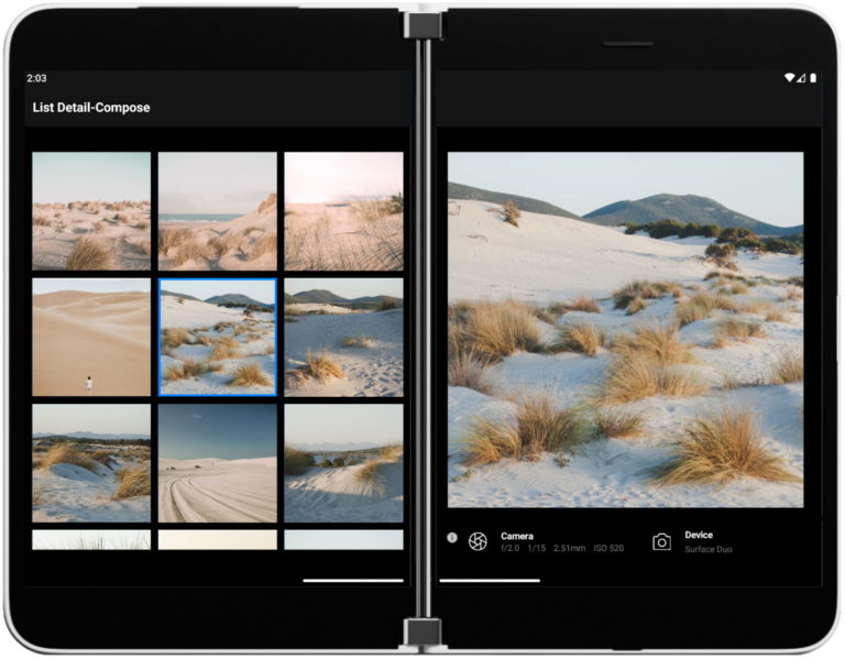 Jetpack Compose foldable and dual-screen development - Surface Duo Blog