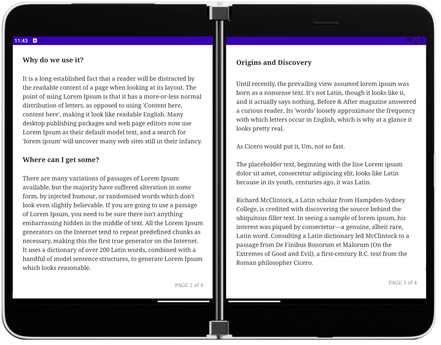 Jetpack Compose foldable and dual-screen development - Surface Duo Blog