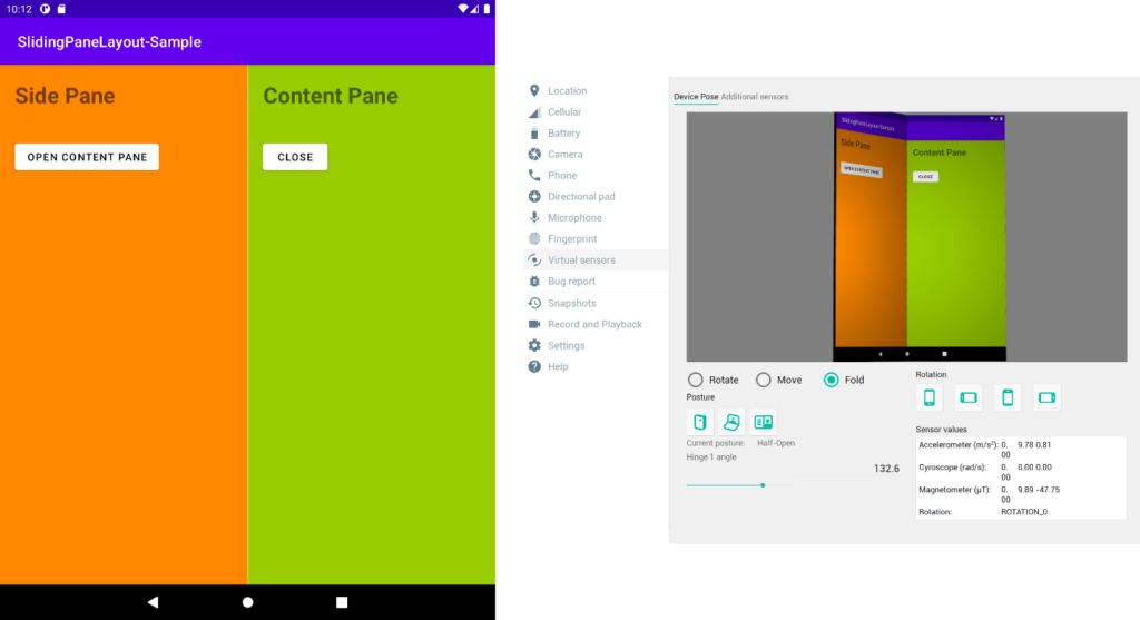 Foldable SlidingPaneLayout - Surface Duo Blog