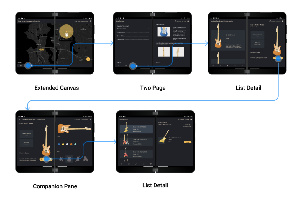 Designing for foldable and large screens - Surface Duo Blog