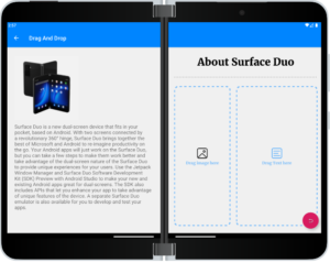Drag and drop with AndroidX - Surface Duo Blog