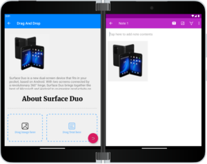 Drag and drop with AndroidX - Surface Duo Blog