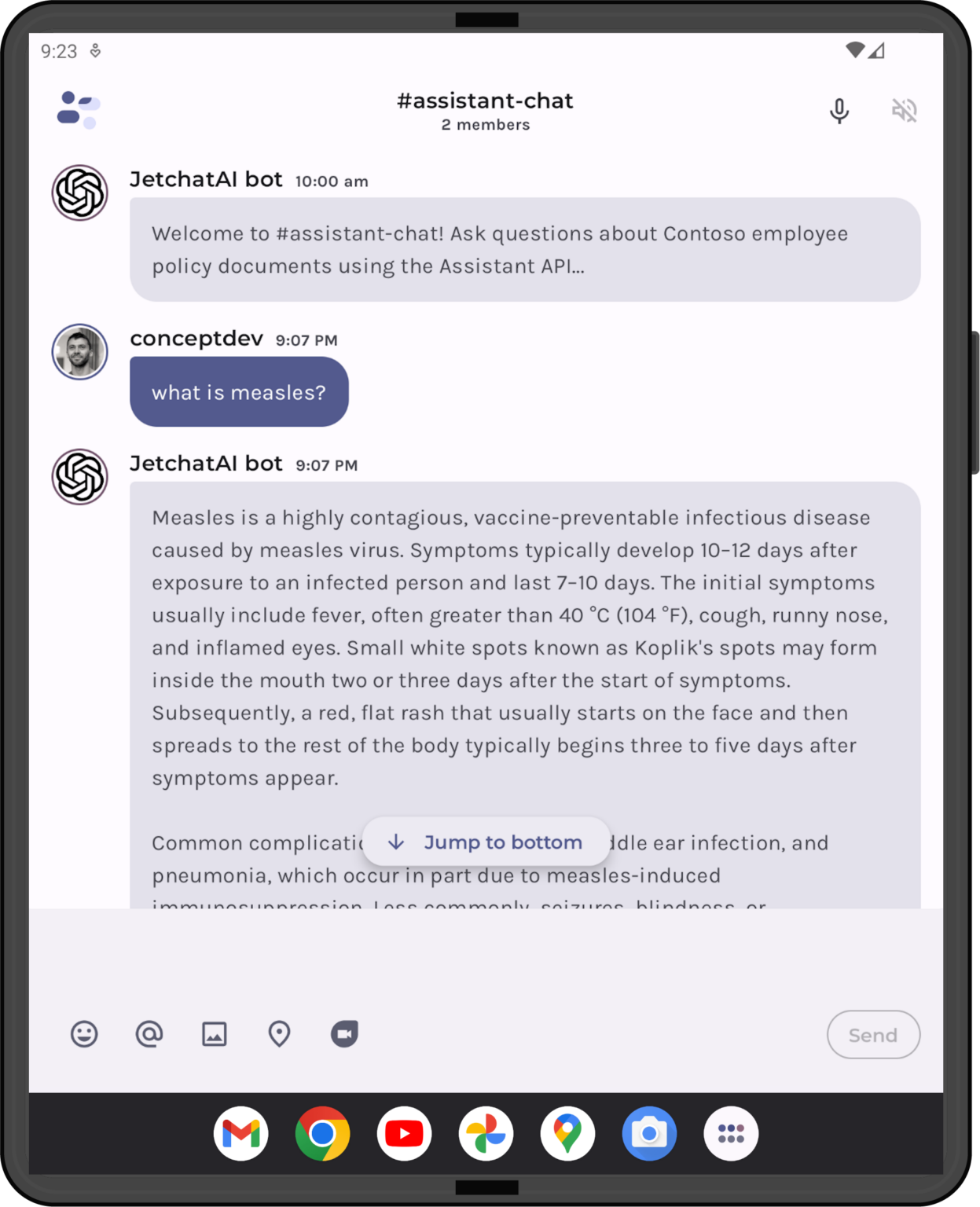 OpenAI Assistant functions on Android - Surface Duo Blog
