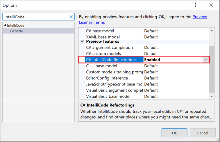 Refactoring made easy with IntelliCode! - Visual Studio Blog