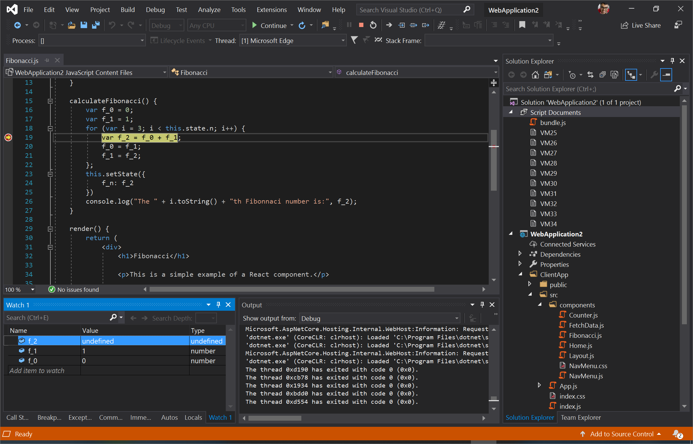 Debug JavaScript in Microsoft Edge from Visual Studio - Visual Studio Blog