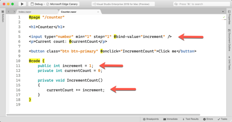 Getting Started with Blazor Server Apps in Visual Studio for Mac ...
