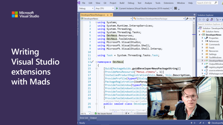 Live coding Visual Studio extensions - Visual Studio Blog Live coding Visual Studio extensions - Visual Studio Blog
