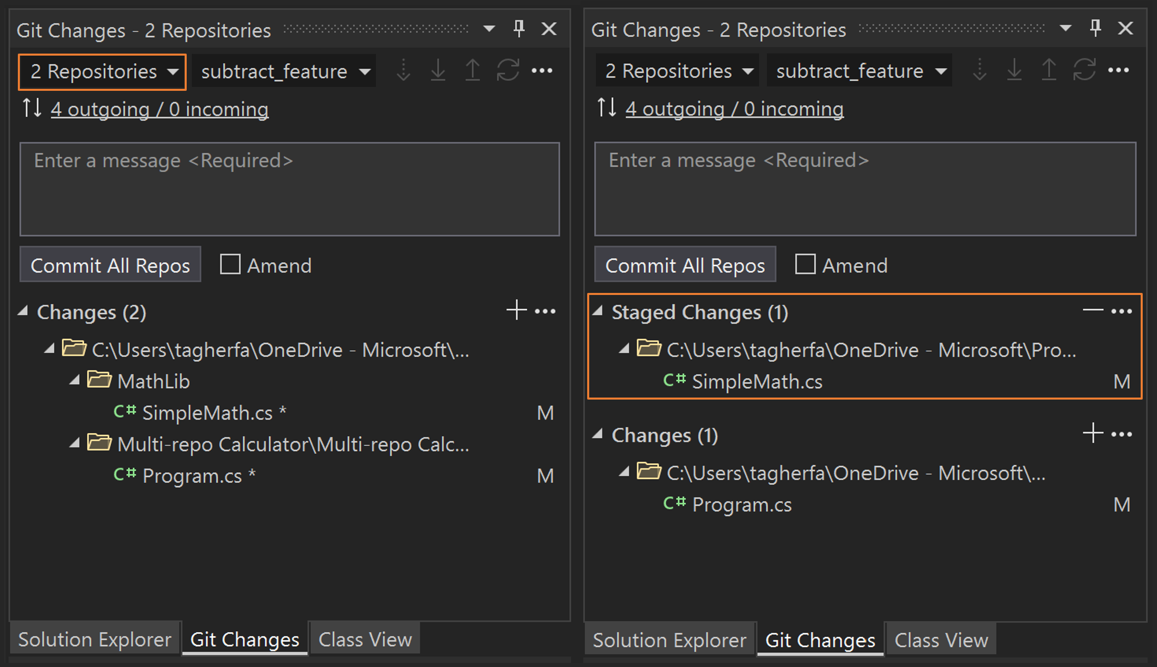 Multi repo Support In Visual Studio Visual Studio Blog