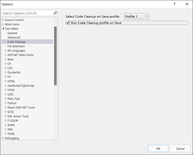 Bringing Code Cleanup on Save To Visual Studio 2022 17.1 Preview 2 - Visual Studio Blog