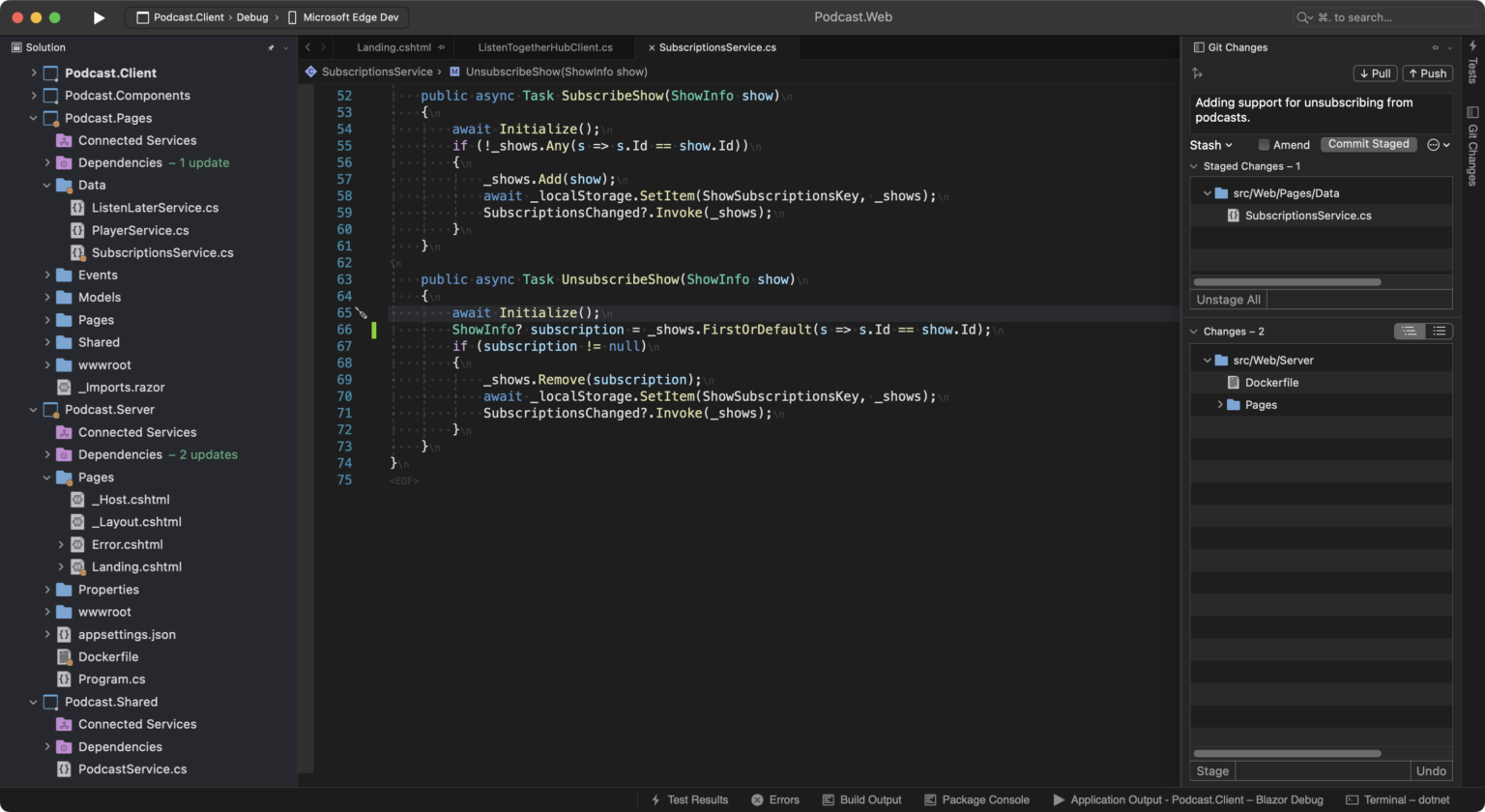 Visual Studio 2022 for Mac Release Candidate - Visual Studio Blog
