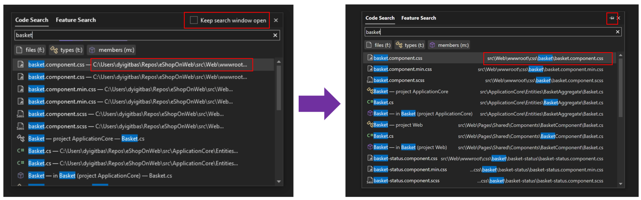 All-In-One Search Is Getting Slicker - Visual Studio Blog