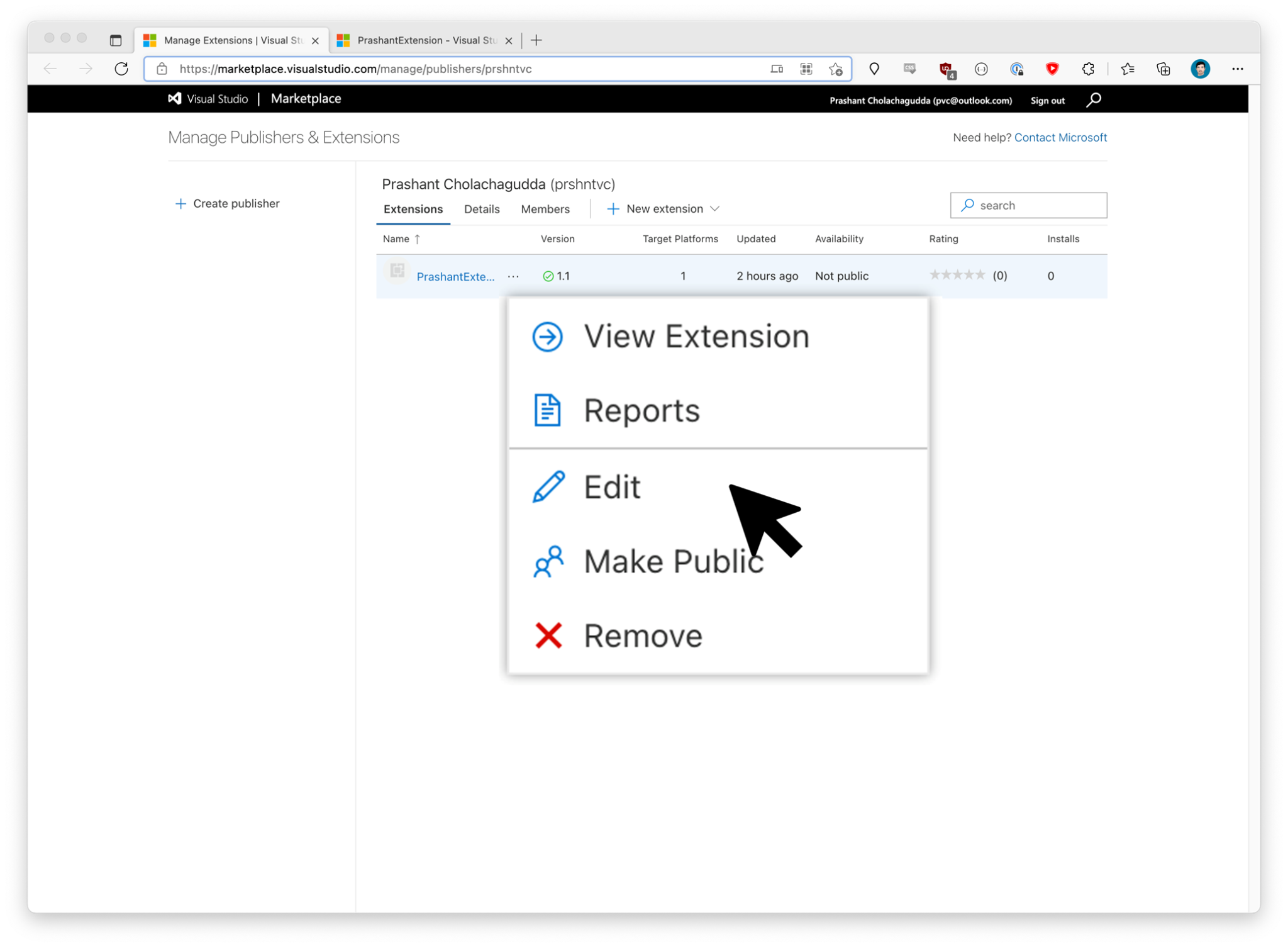 Arm64 Support for VS Extensions