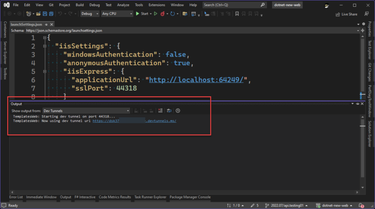 Public preview of dev tunnels in Visual Studio for ASP.NET Core projects - Visual Studio Blog