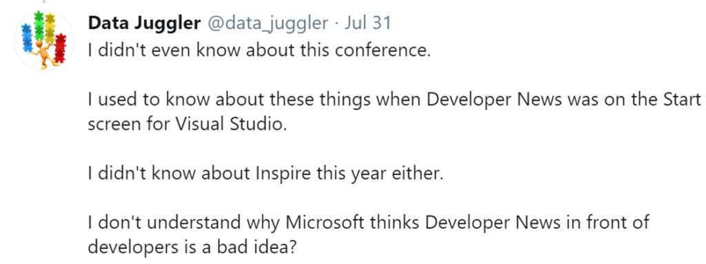 Get your developer news - Visual Studio Blog