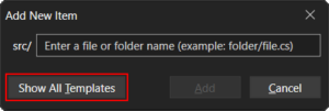 Adding new files just got a lot faster - Visual Studio Blog