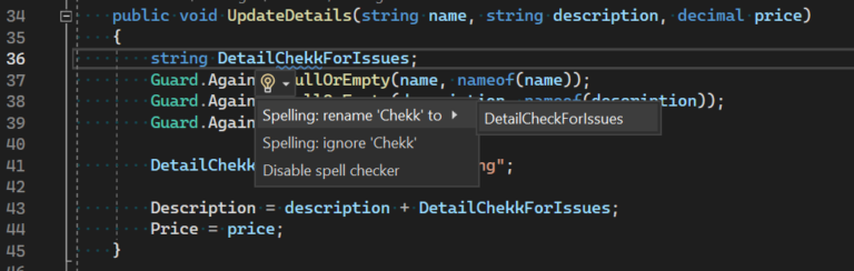 Visual Studio Spell Checker Preview Now Available - Visual Studio Blog