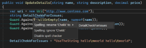 Improving the Spell Checker - Visual Studio Blog