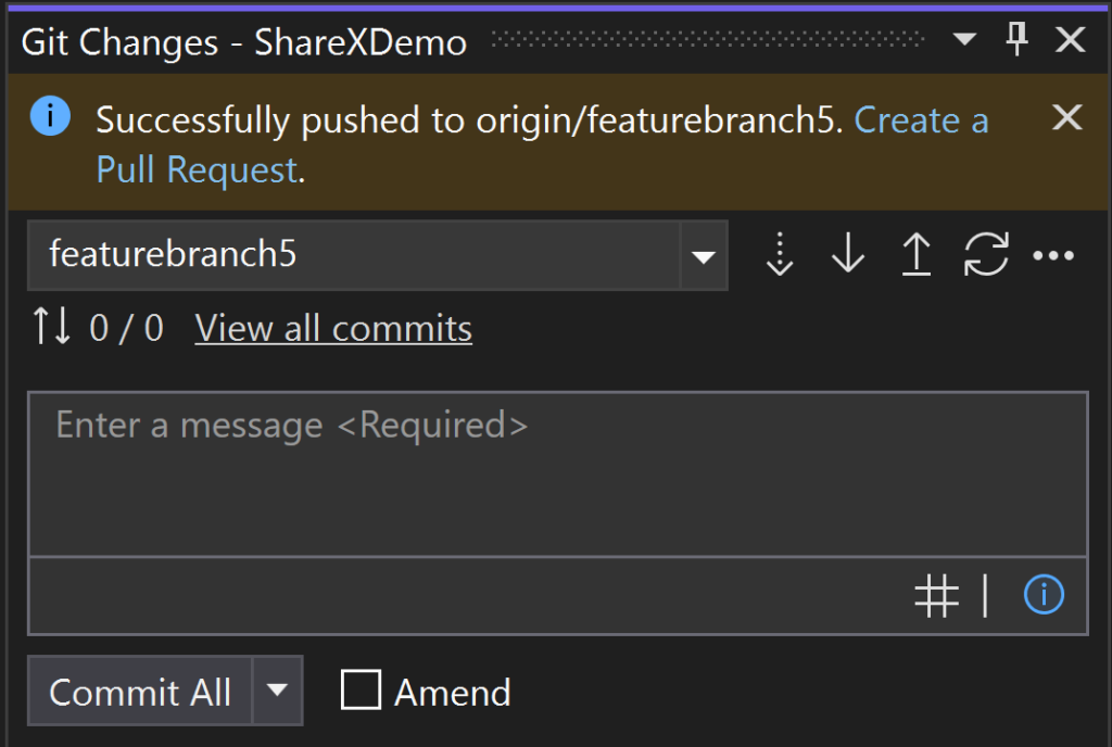 Announcing Create a Pull Request in Visual Studio