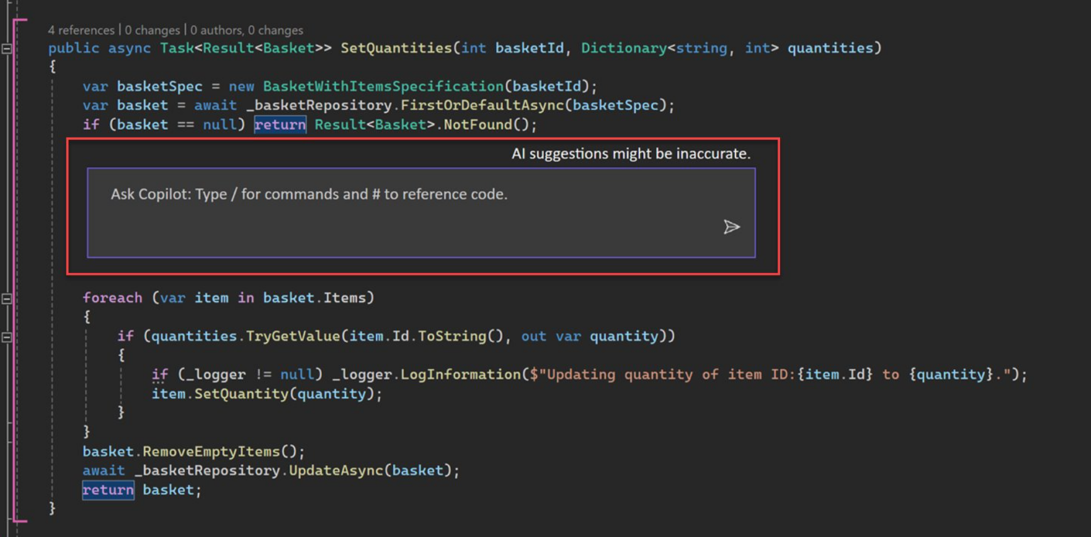 GitHub Copilot in Visual Studio: A Recap of 2023 - Visual Studio Blog