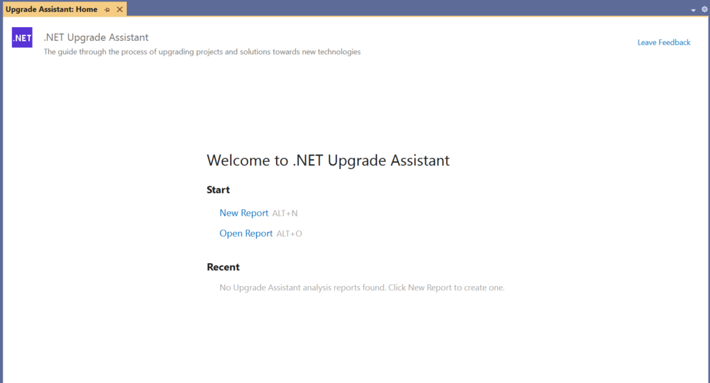 Code Assessment With Net Upgrade Assistant Visual Studio Blog