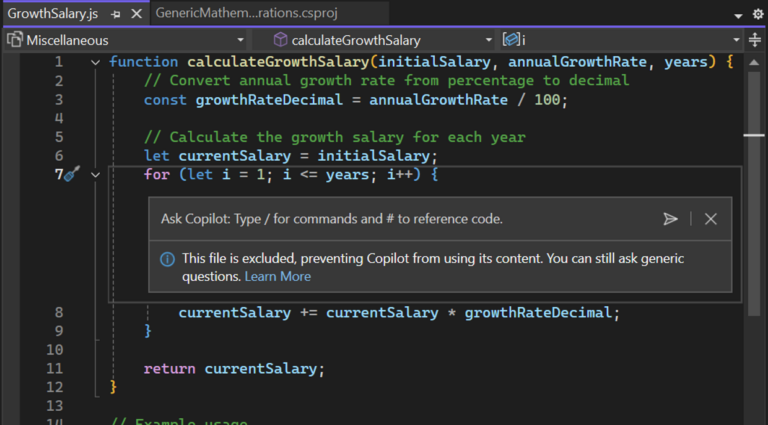Copilot Content Exclusion Now Available in Visual Studio 2022 17.11 - Visual Studio Blog