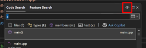 Dock the Code Search window in Visual Studio 2022 - Visual Studio Blog