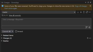 Boost your Git confidence with the new file rename notification - Visual Studio Blog