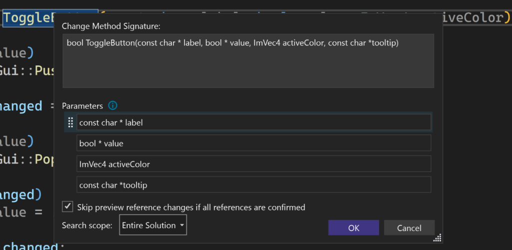 Enhanced Change Signature in C++ - Visual Studio Blog