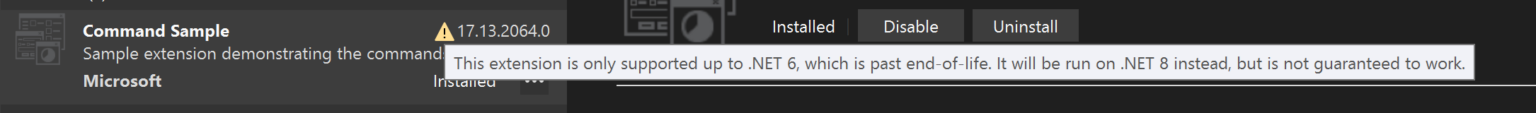 VisualStudio.Extensibility: Managing .NET runtime versions - Visual ... VisualStudio.Extensibility: Managing .NET runtime versions - Visual ...