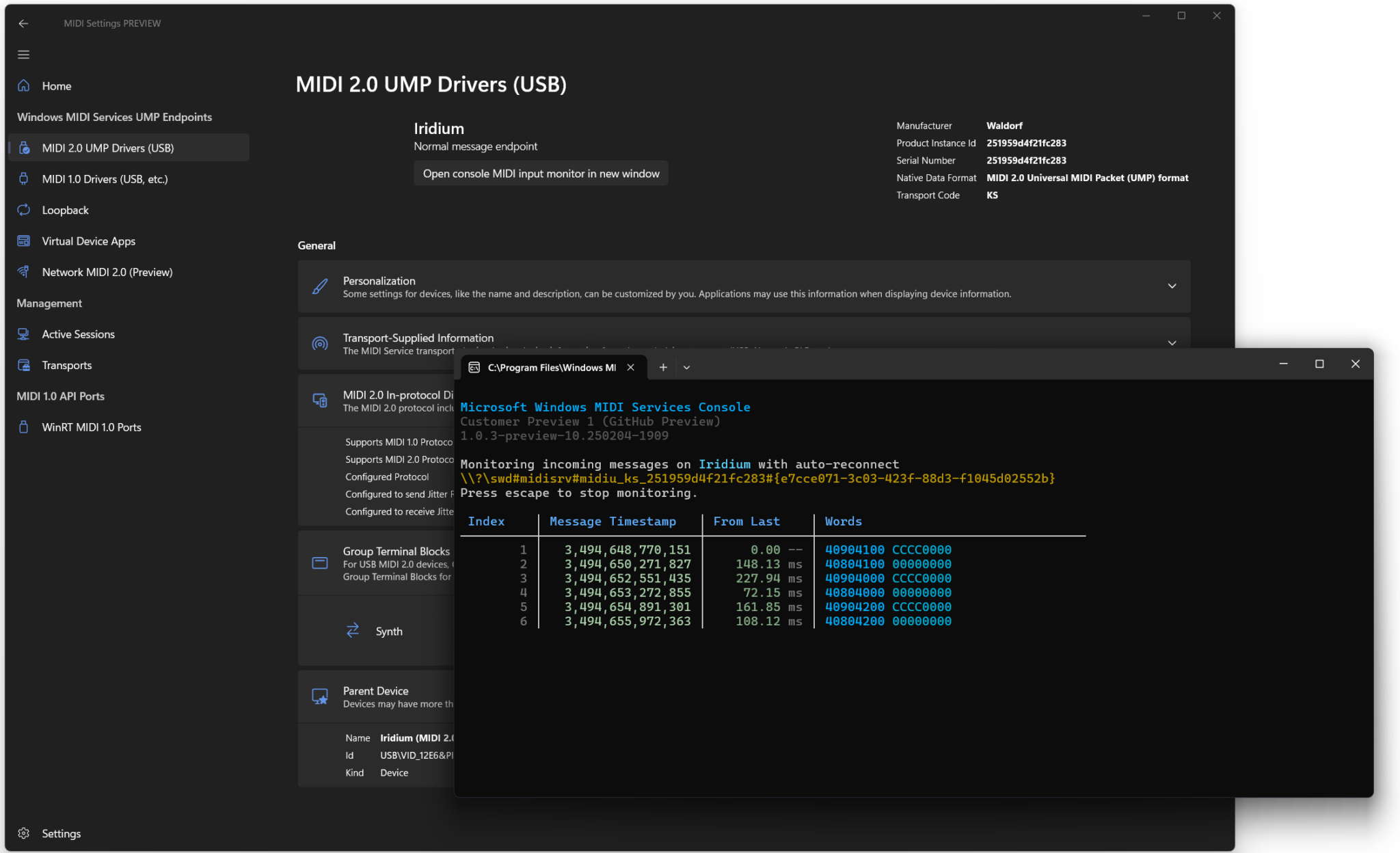 Announcing: Windows MIDI Services Customer Preview 1! - Windows MIDI and Music dev
