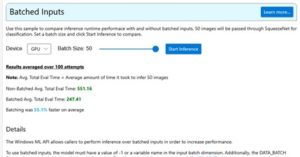 Introducing the Windows ML Samples Gallery - Windows AI Platform