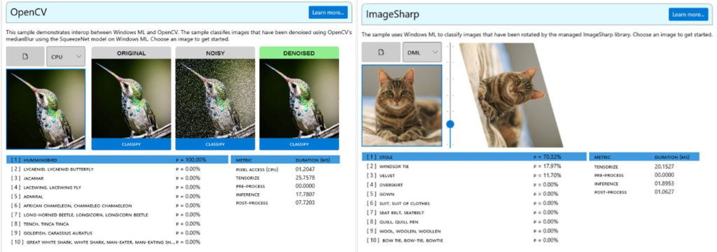 Introducing the Windows ML Samples Gallery - Windows AI Platform