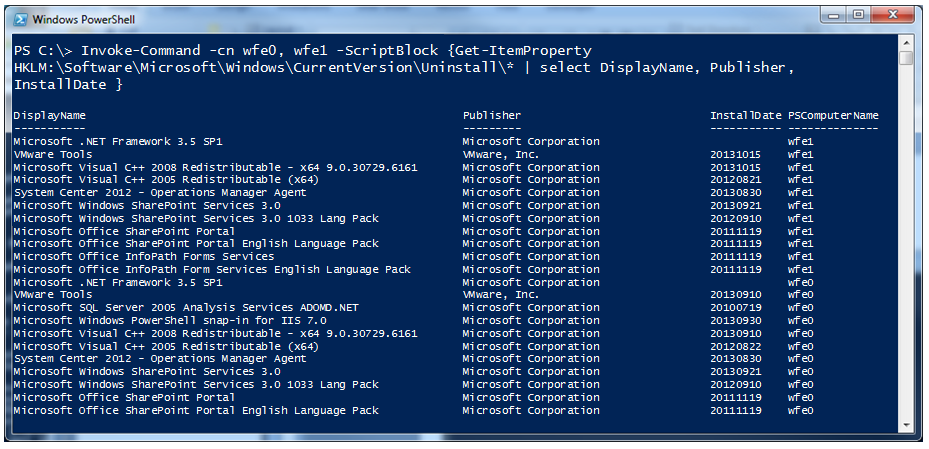Finding Installed Software With Powershell On Windows Mobile Legends