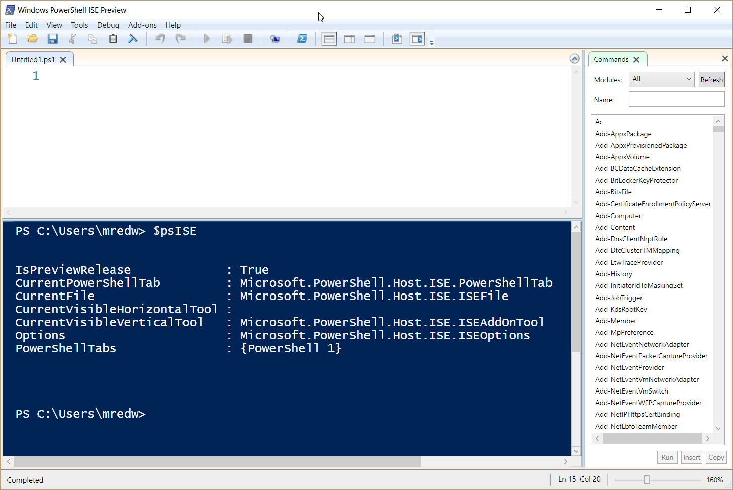 Playing With PowerShell ISE Preview Scripting Blog archived 