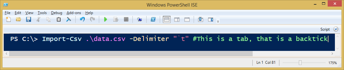 PowerTip Use Custom Delimiter With CSV File Scripting Blog archived 