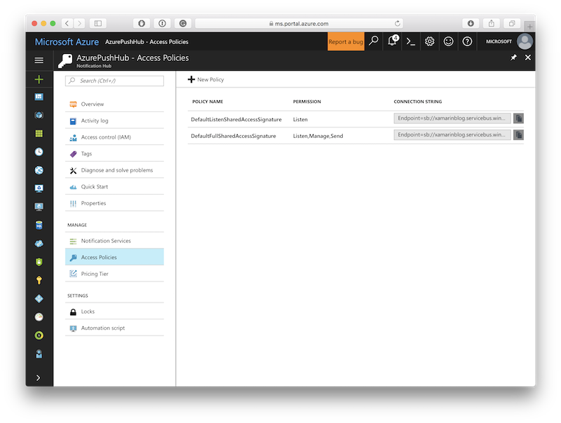 Add Push Notifications To Ios Apps With Azure Notification Hubs Xamarin Blog 4578